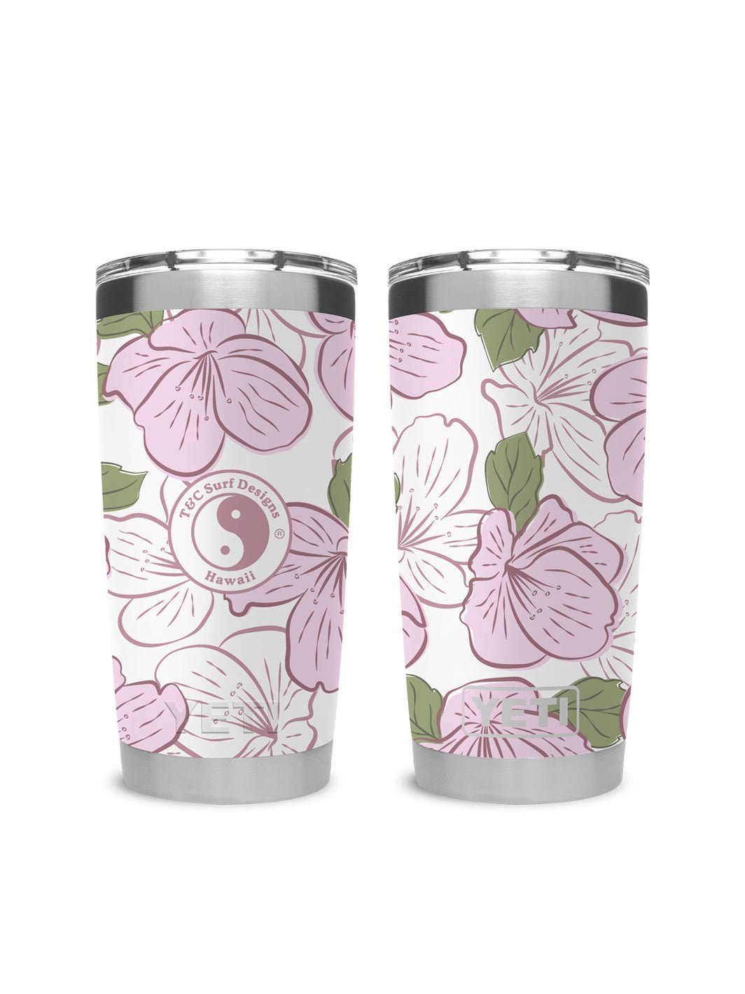T&C Surf 20 oz Cherreh Blossom Tumbler Yeti – T&C Surf Designs